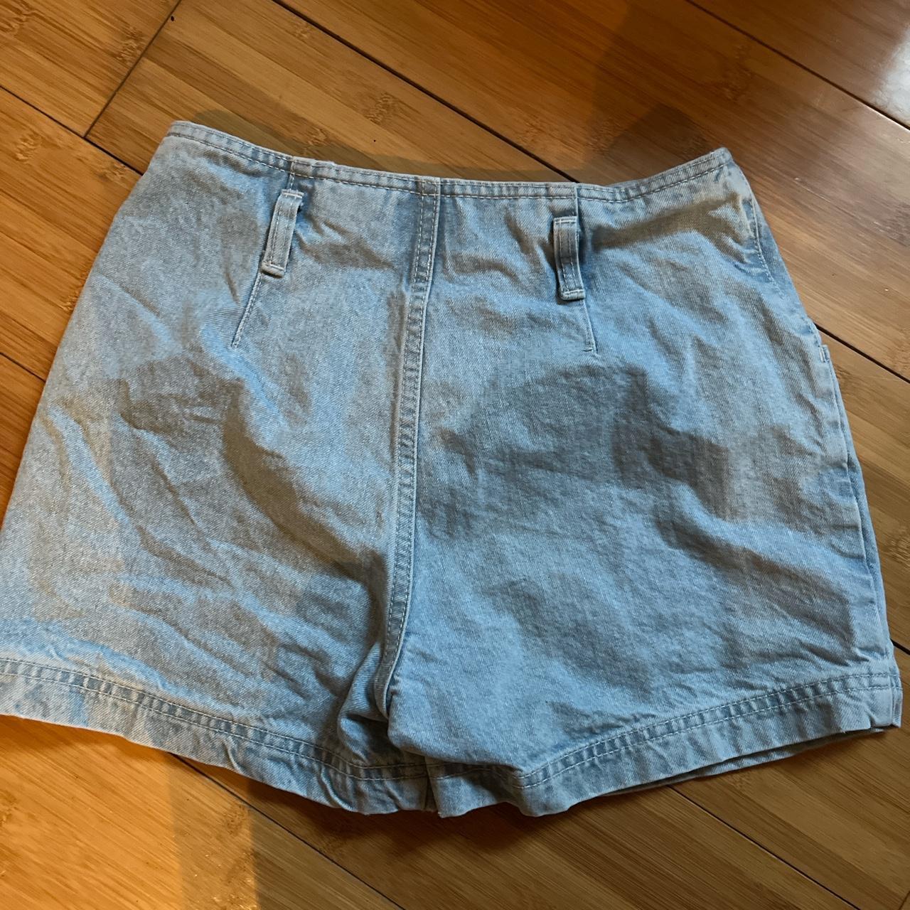 Super cute high rise shorts. Such a nice light... - Depop