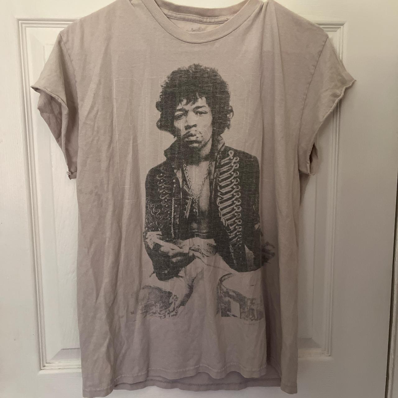 Jimi Hendrix tee Cut sleeves Size medium - Depop