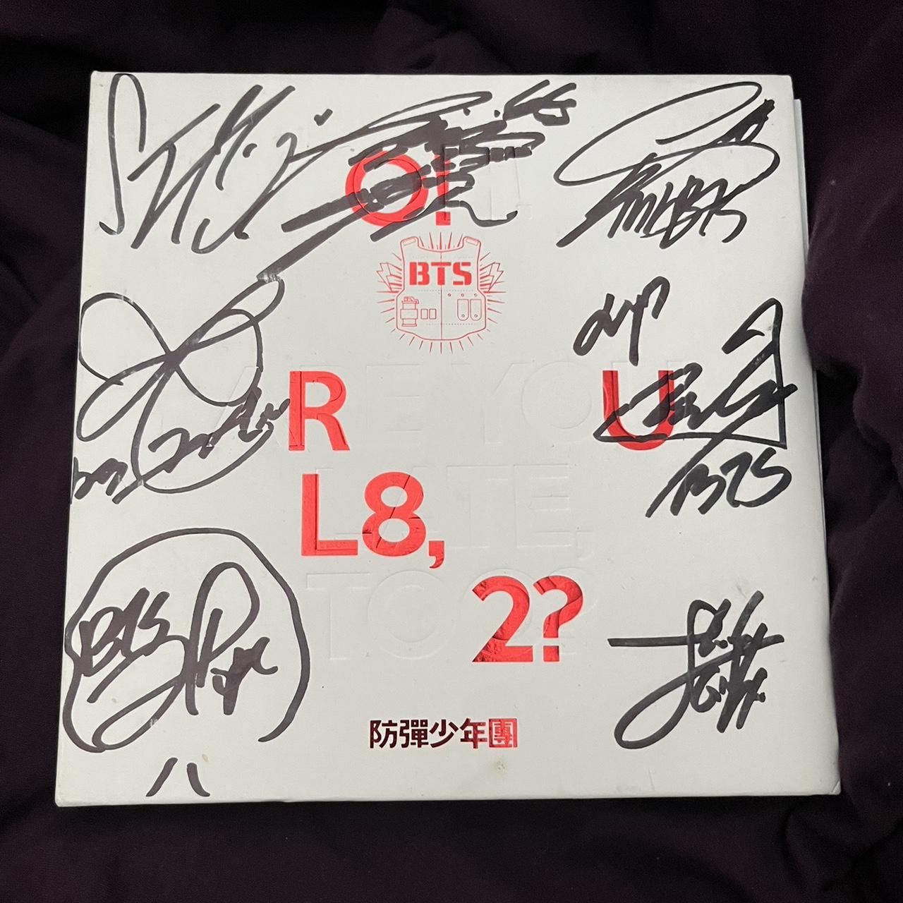 Bts orul82 promo signed album #bts #signedalbum... - Depop