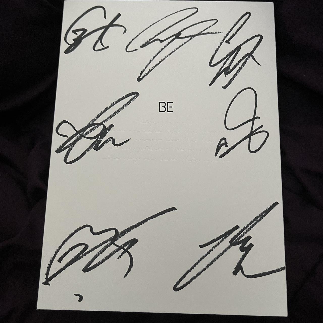 Bts be promo signed album #bts #signedalbum #kpop... - Depop
