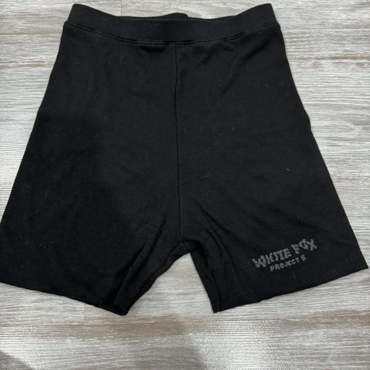 White fox biker shorts - these are the most... - Depop