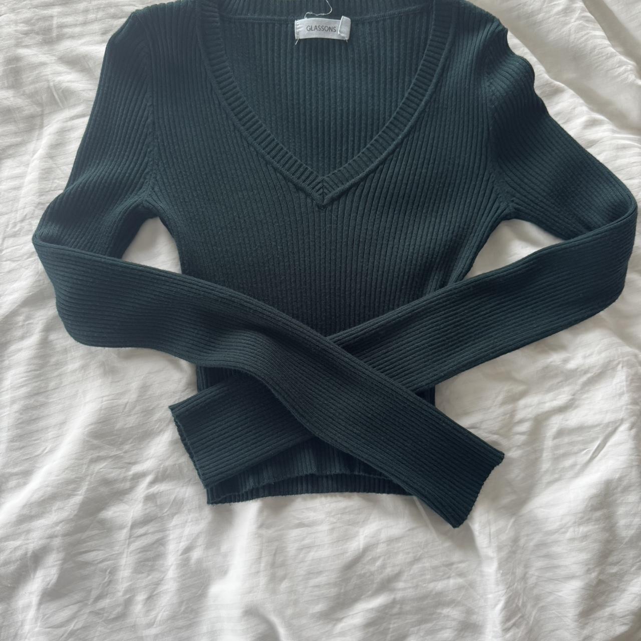 forest green glassons long sleeve in great... - Depop