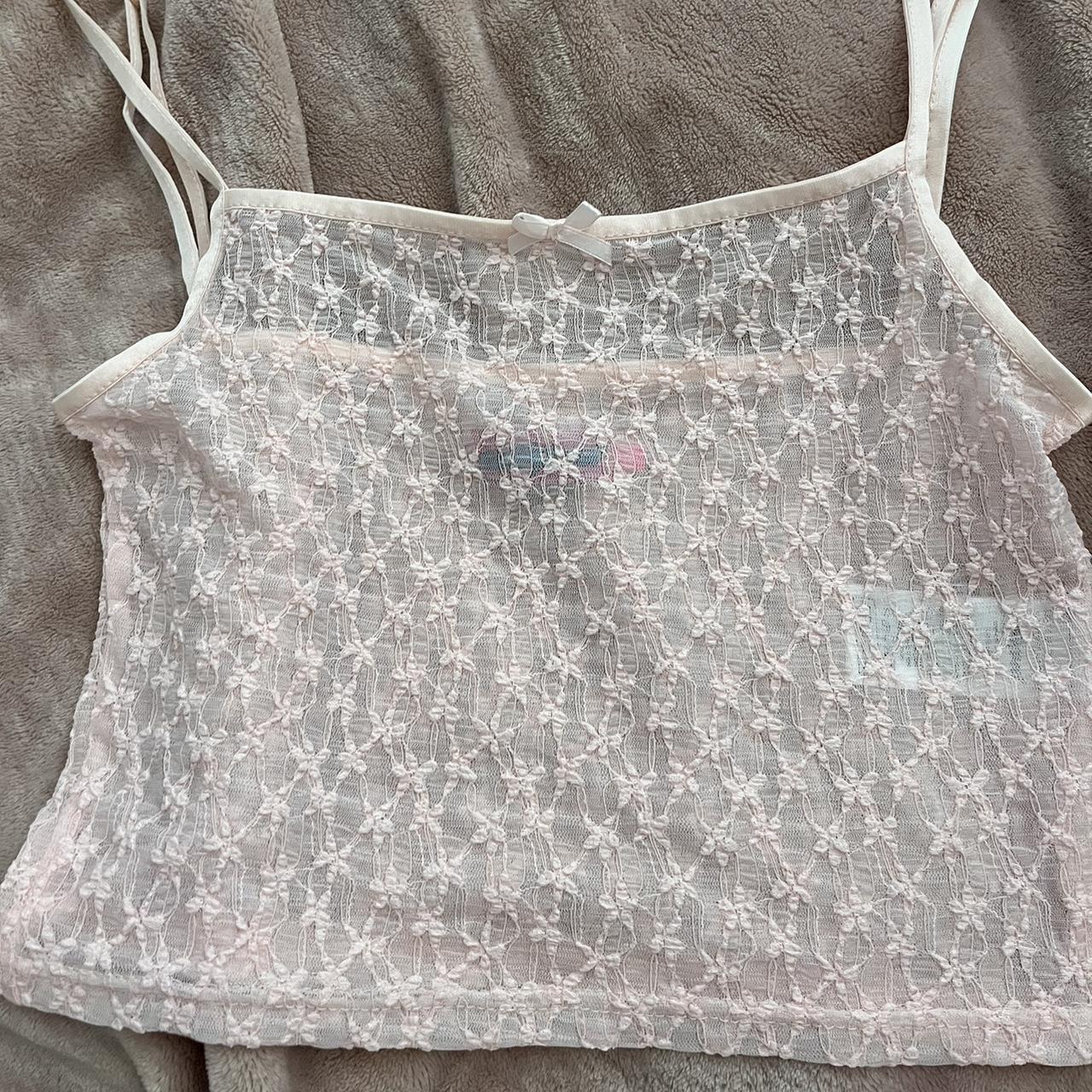 Edikted lace tank top #edikted - Depop