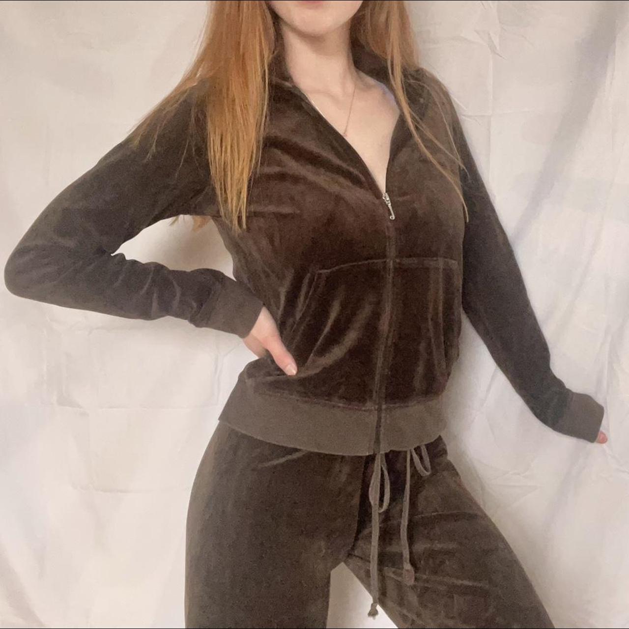 🤎 Juicy Couture Velour Matching Tracksuit 🤎 Brown... - Depop