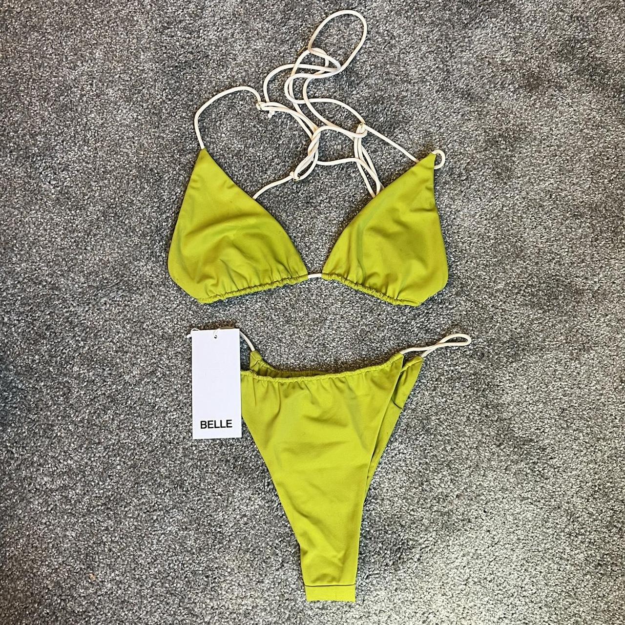 Belle The Label Pear String Set RARE with white... - Depop