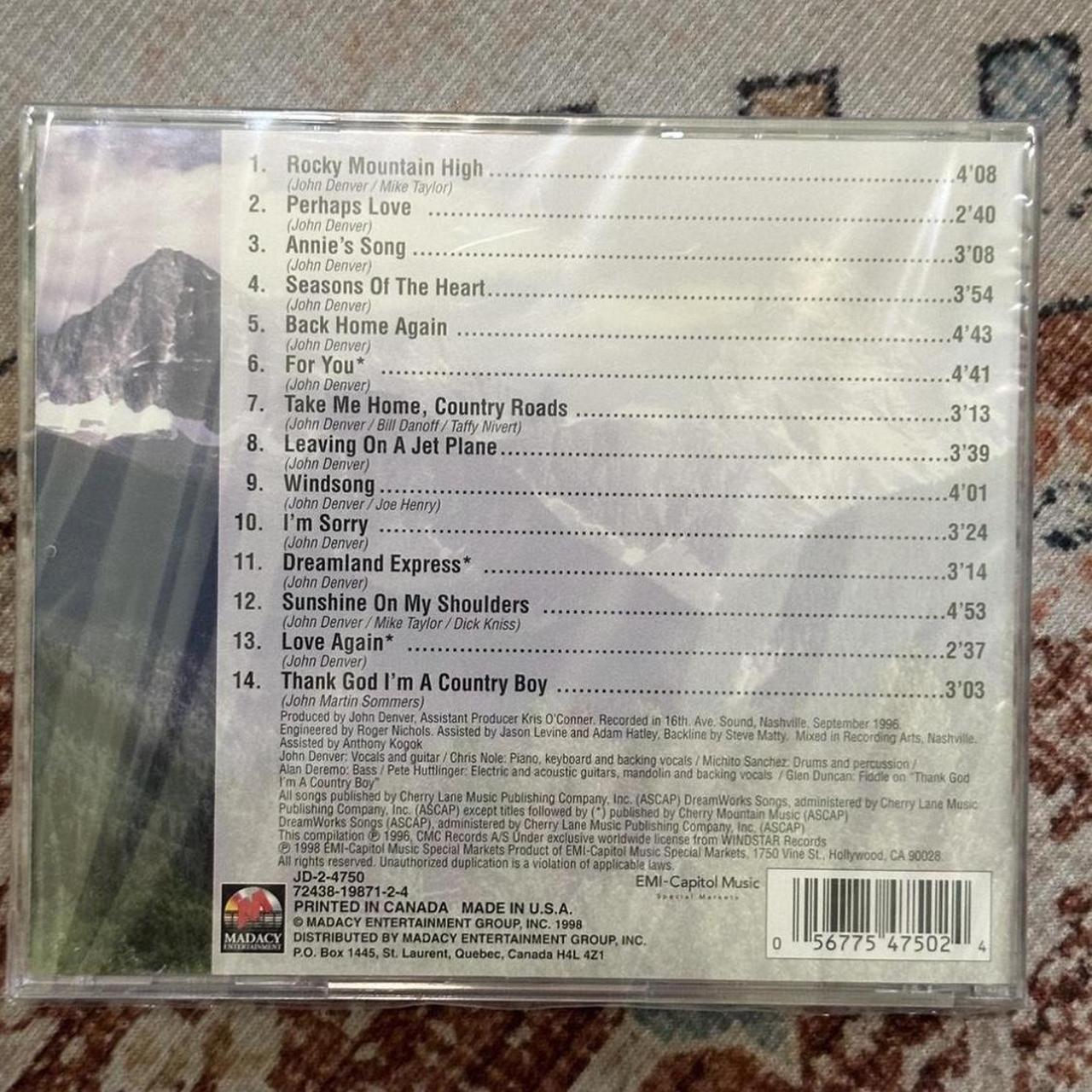 John Denver - The Best of John Denver (CD) unopened,... - Depop