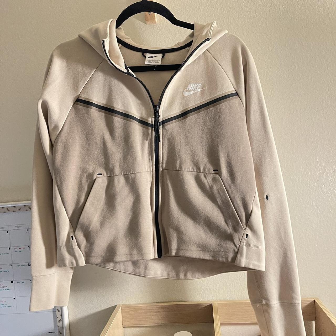 Tan women’s nike tech #nike #niketech - Depop