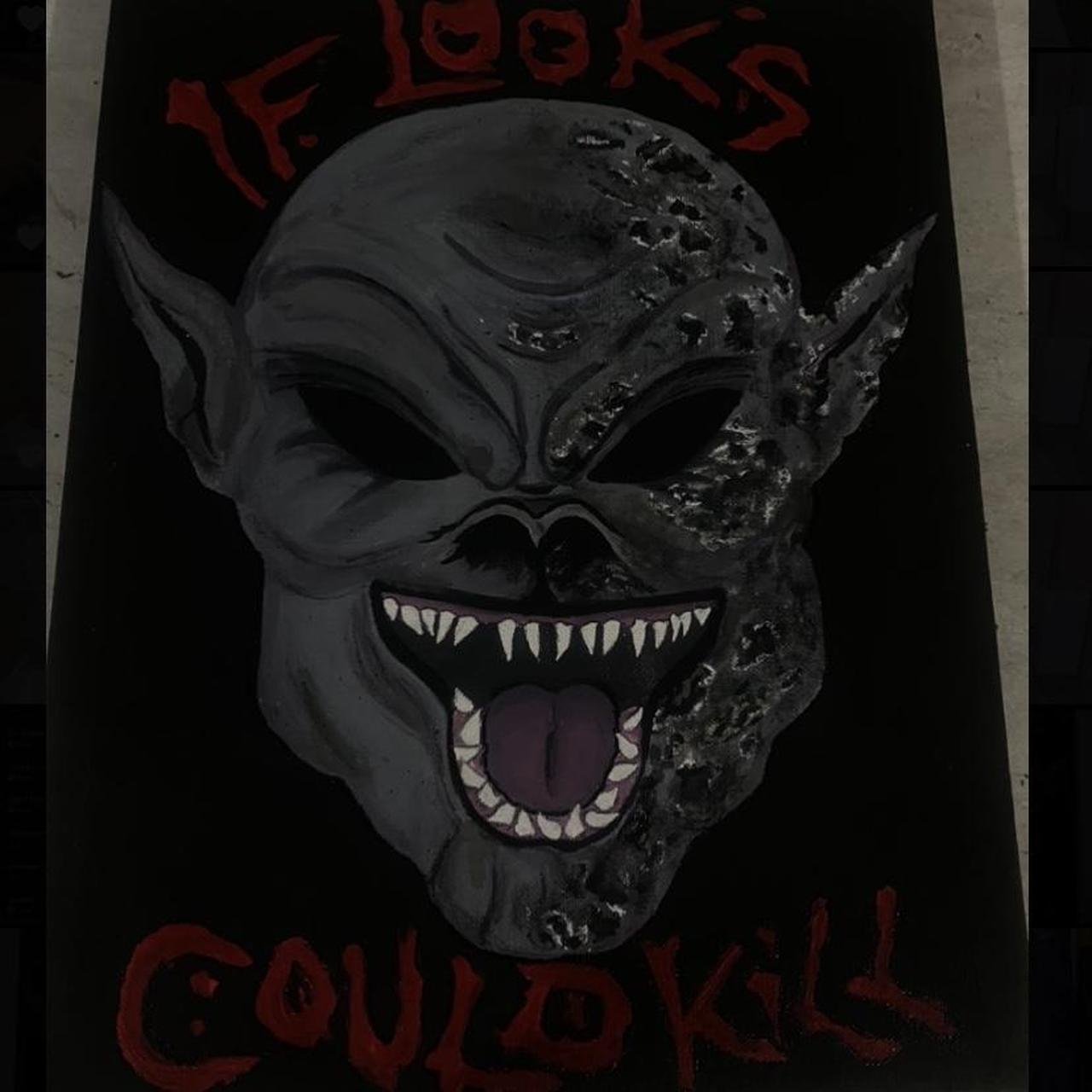 if looks could kill “Look Killa” 11x14 painting with... - Depop