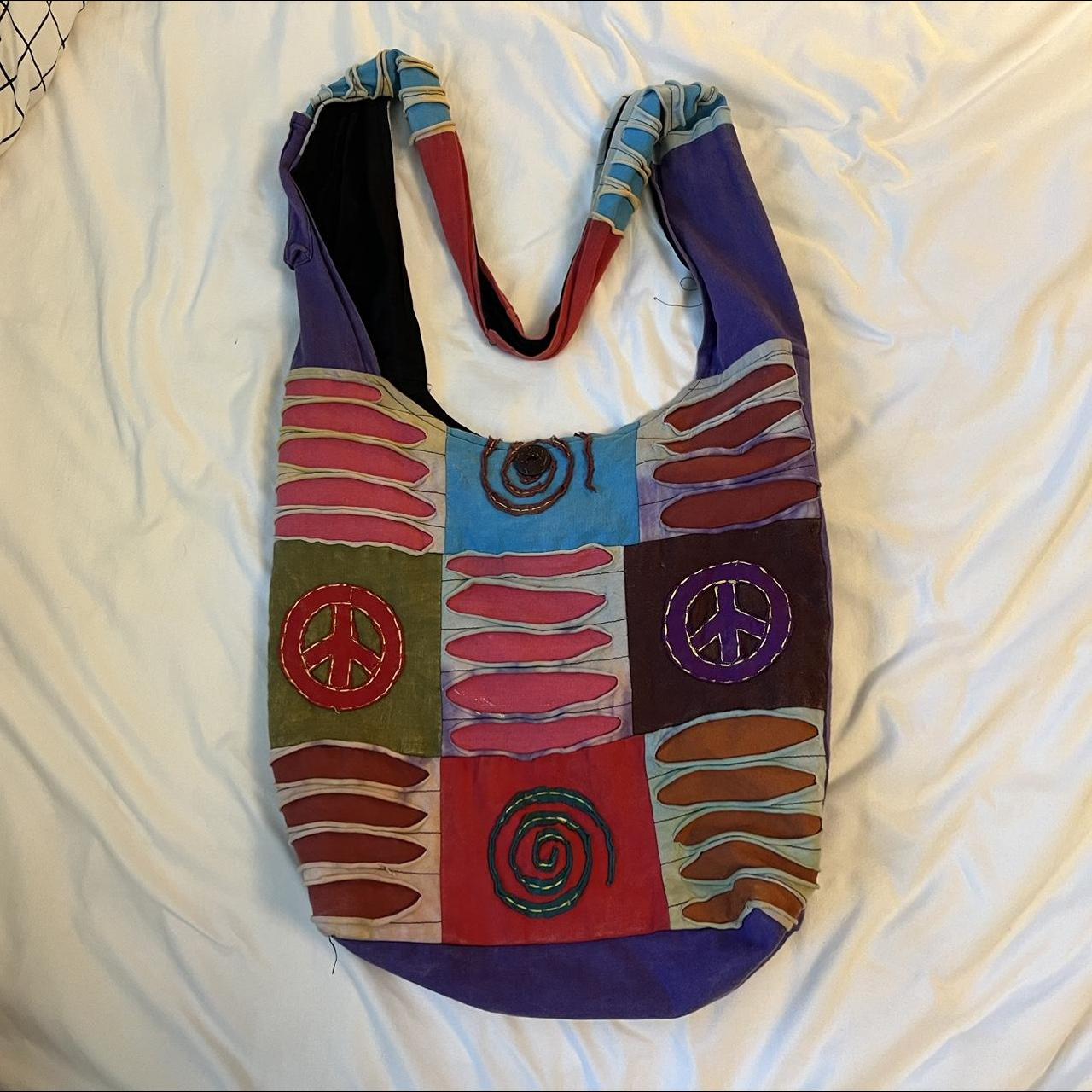 Super cute boho bag!!! Pretty large and can fit a... - Depop