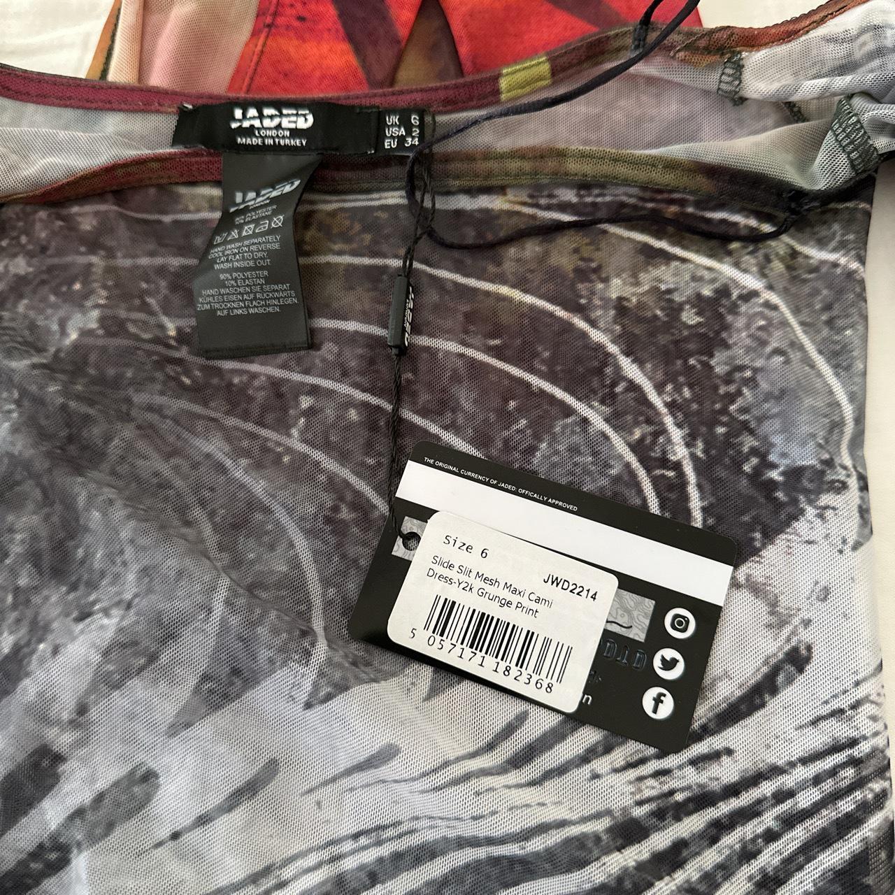 Jaded London slit mesh maxi dress Never worn Size 6 - Depop