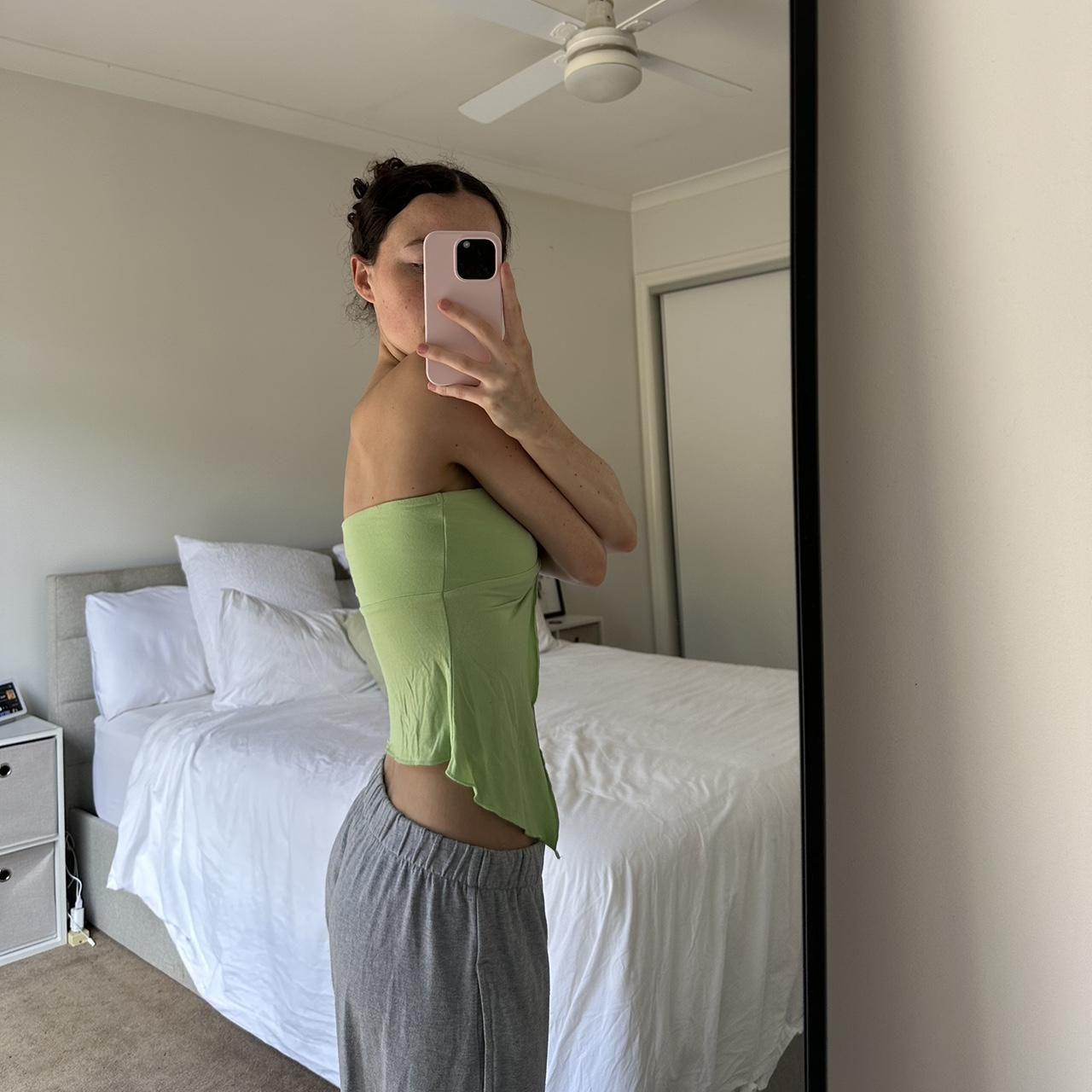 Tigermist twist top Worn once Super flattering Soft... - Depop