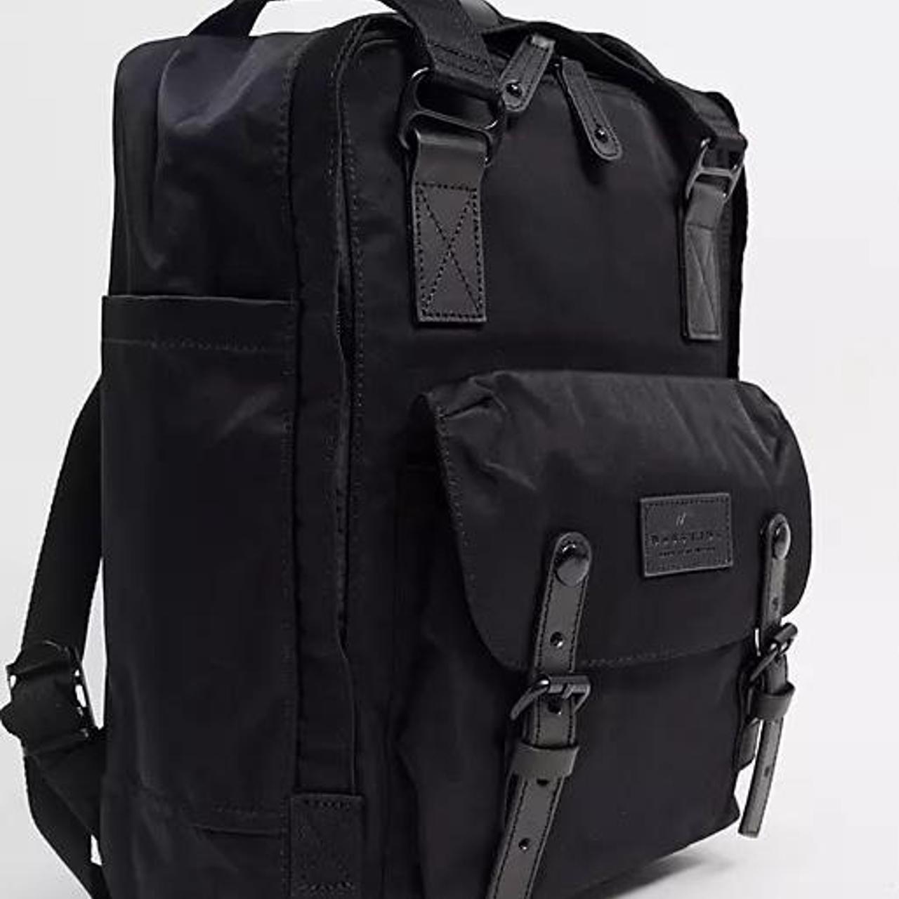 Doughnut Macaroon Backpack in Black Brand new with... - Depop