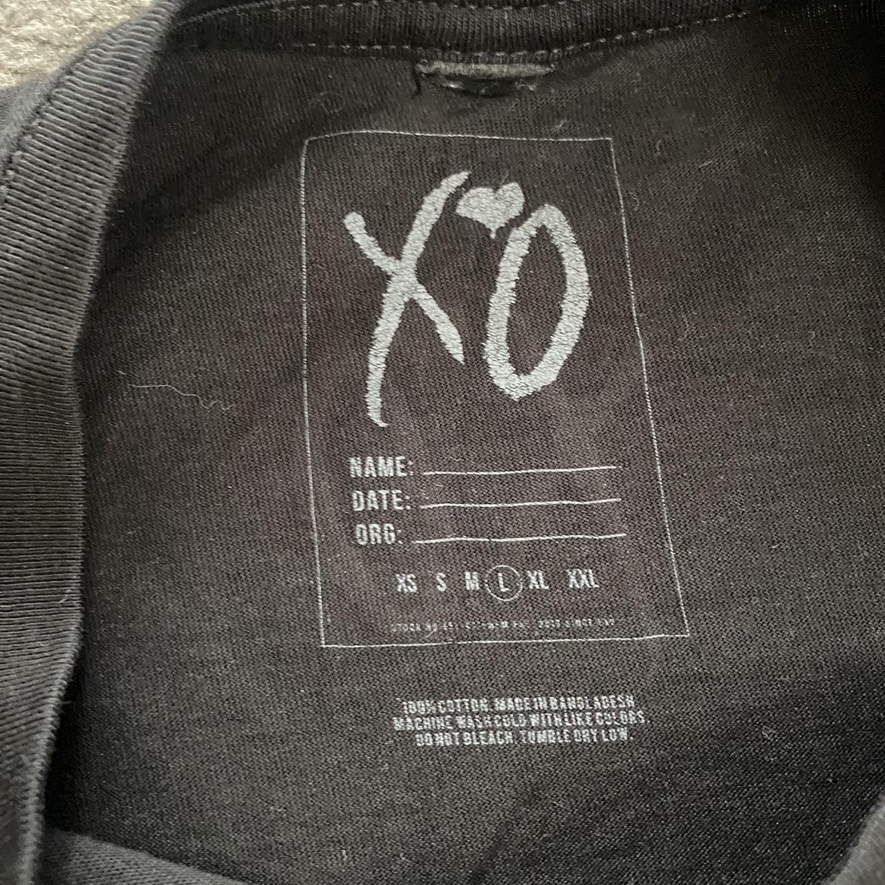 THE WEEKND LEGEND XO T SHIRT SIZE LARGE BLACK - Depop