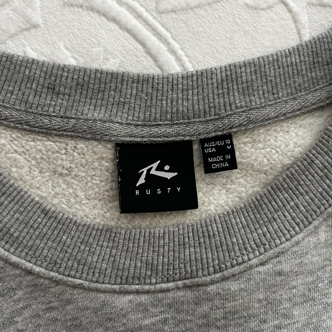 rusty - oversized grey jumper size 10 , great... - Depop