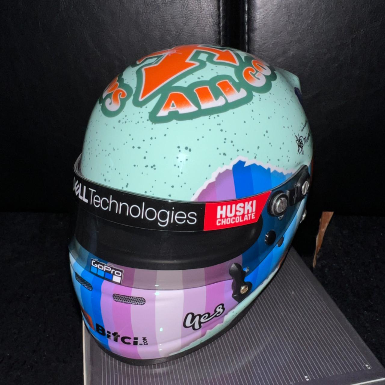 Daniel Ricciardo 1/2 McLaren scale mini helmet - All... - Depop
