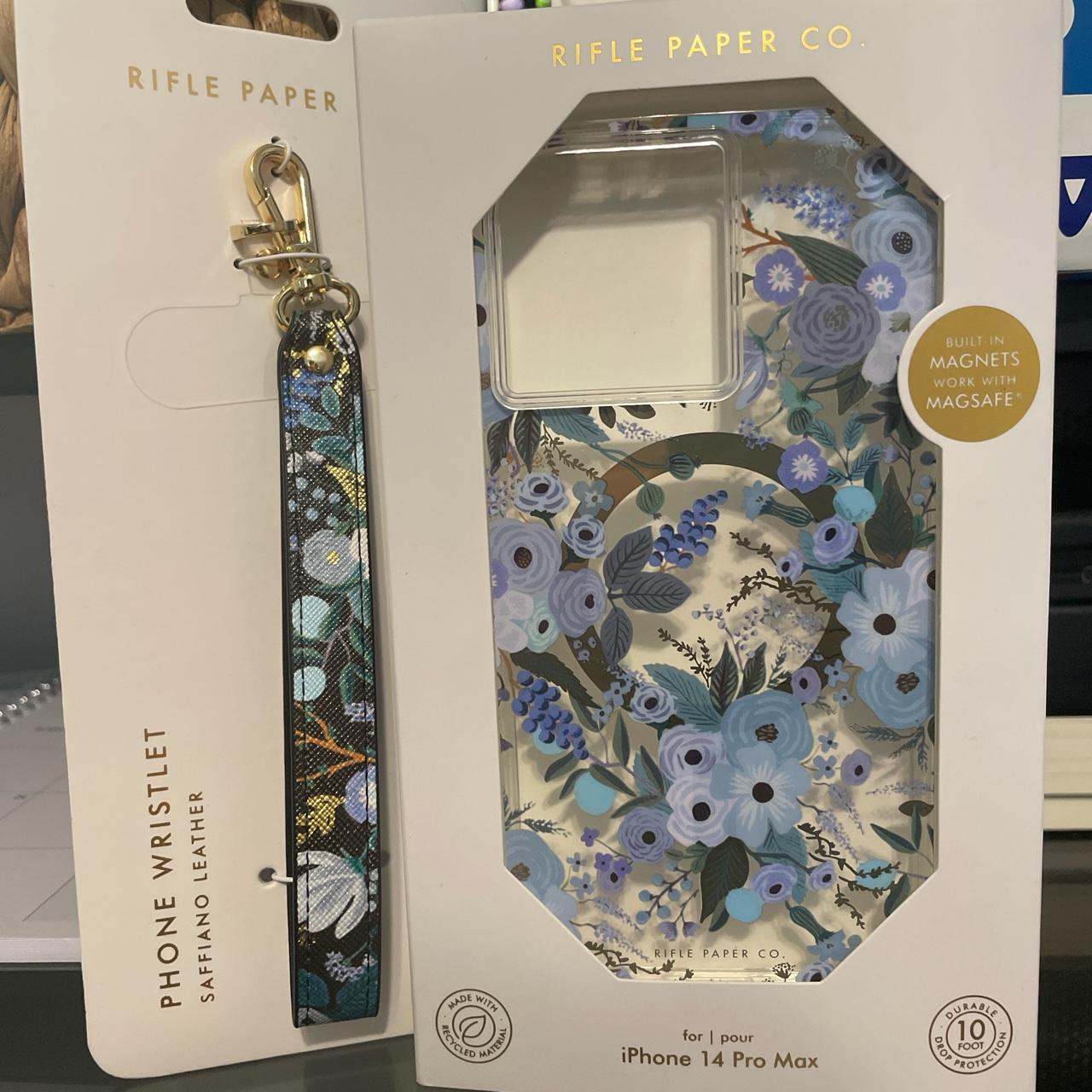 Rifle paper co. phone case wristlet. Case sold - Depop