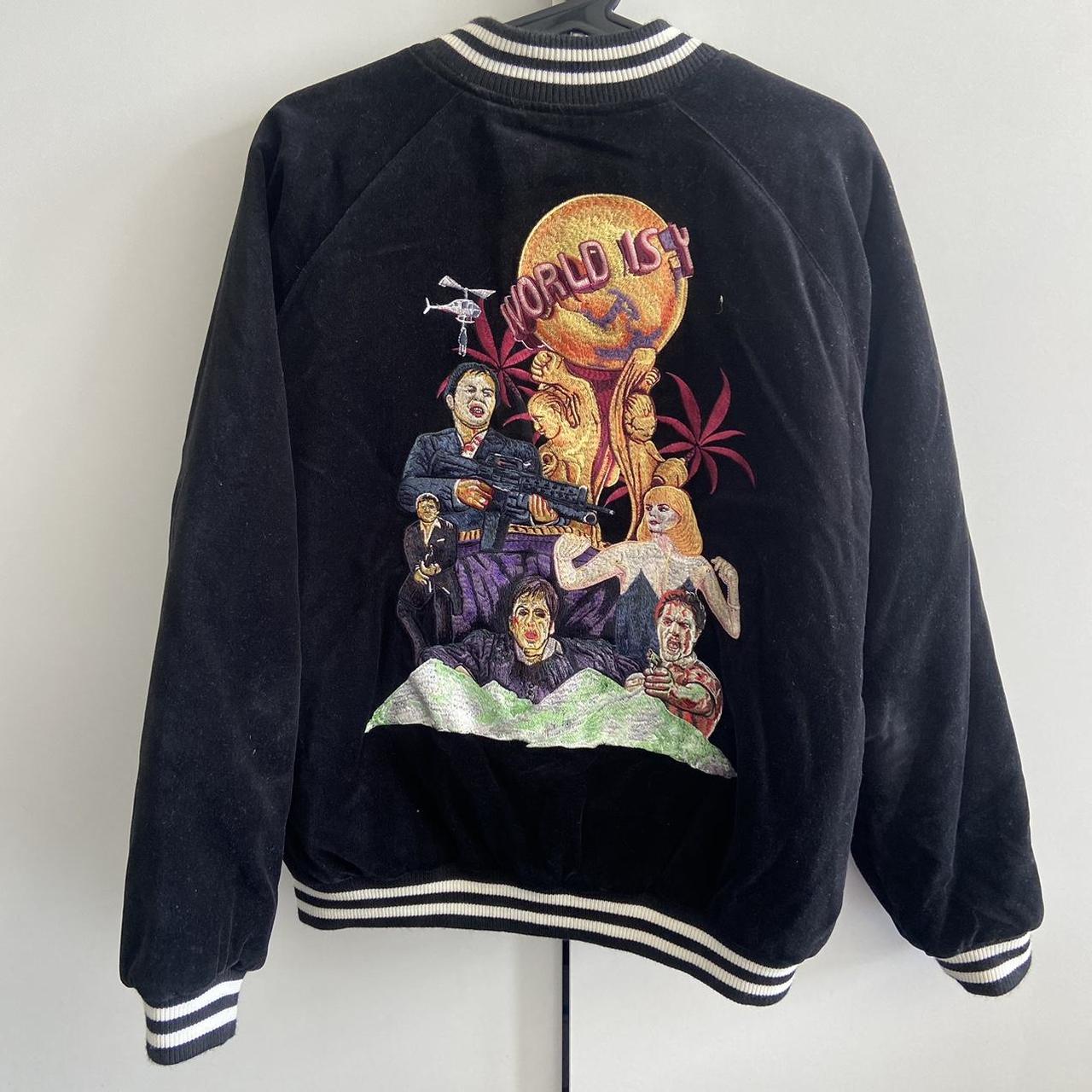 For The Homies “Scarface” Souvenir Jacket sz L Fits... - Depop