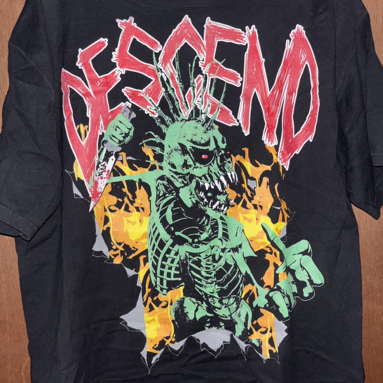 Descending Worldwide Mohawk skeleton y shirt size... | Depop