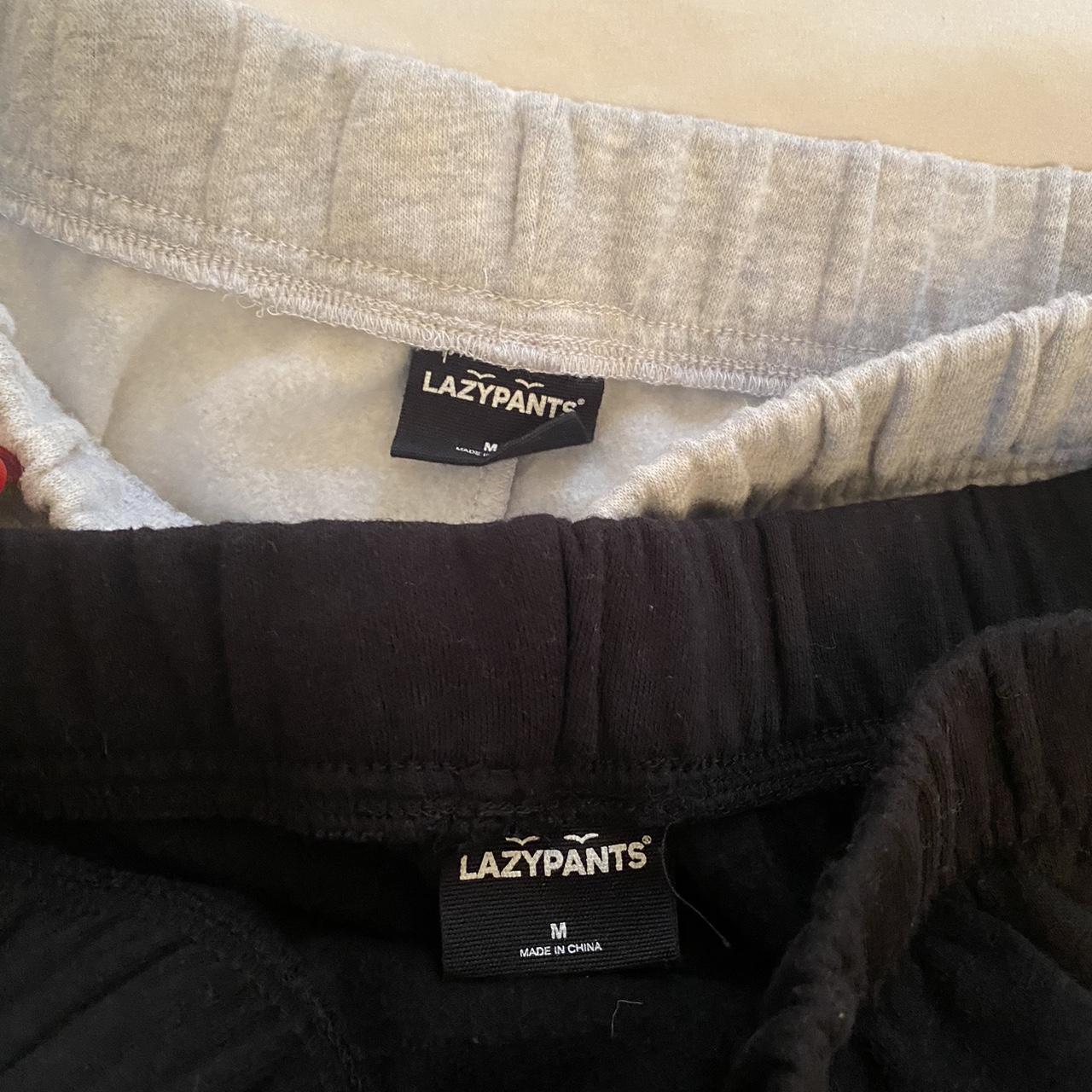 Pacsun/Lazy pants sweatpants bundle gray + black.... - Depop