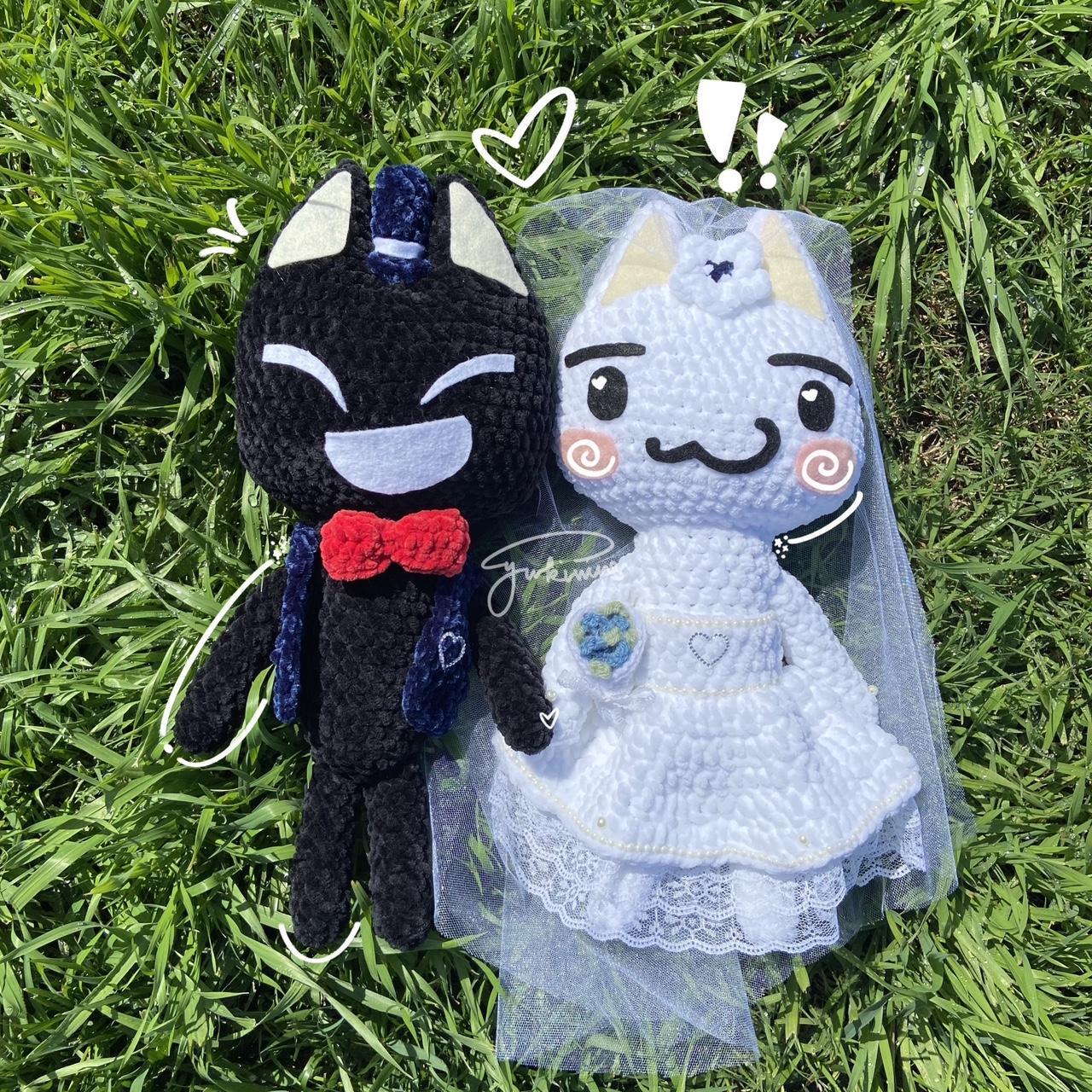 Married crochet toro inoue and kuro plushies from... - Depop