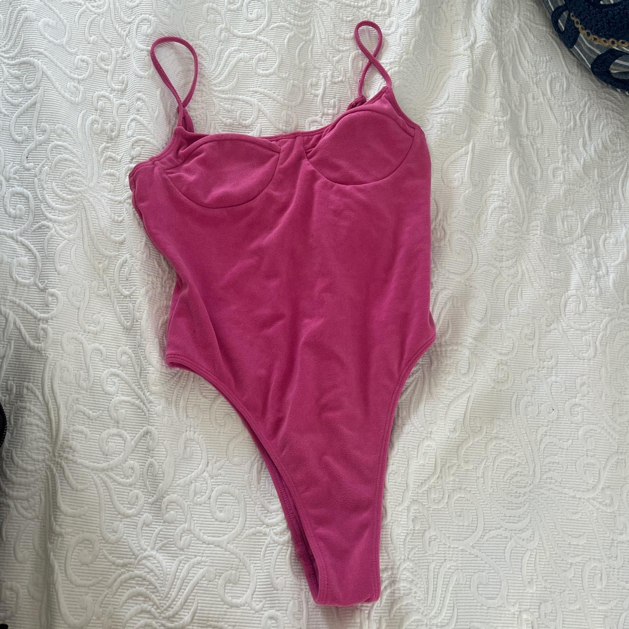 LA Hearts by PacSun Women's Pink Swimsuit-one-piece | Depop