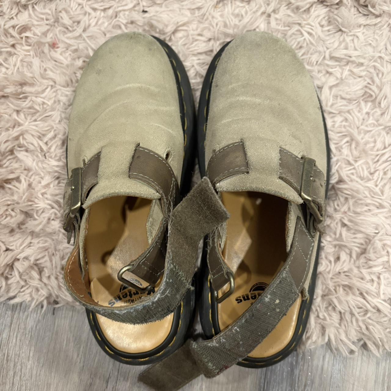 Jorge II doc marten clogs, olive/ khaki color combo.... | Depop