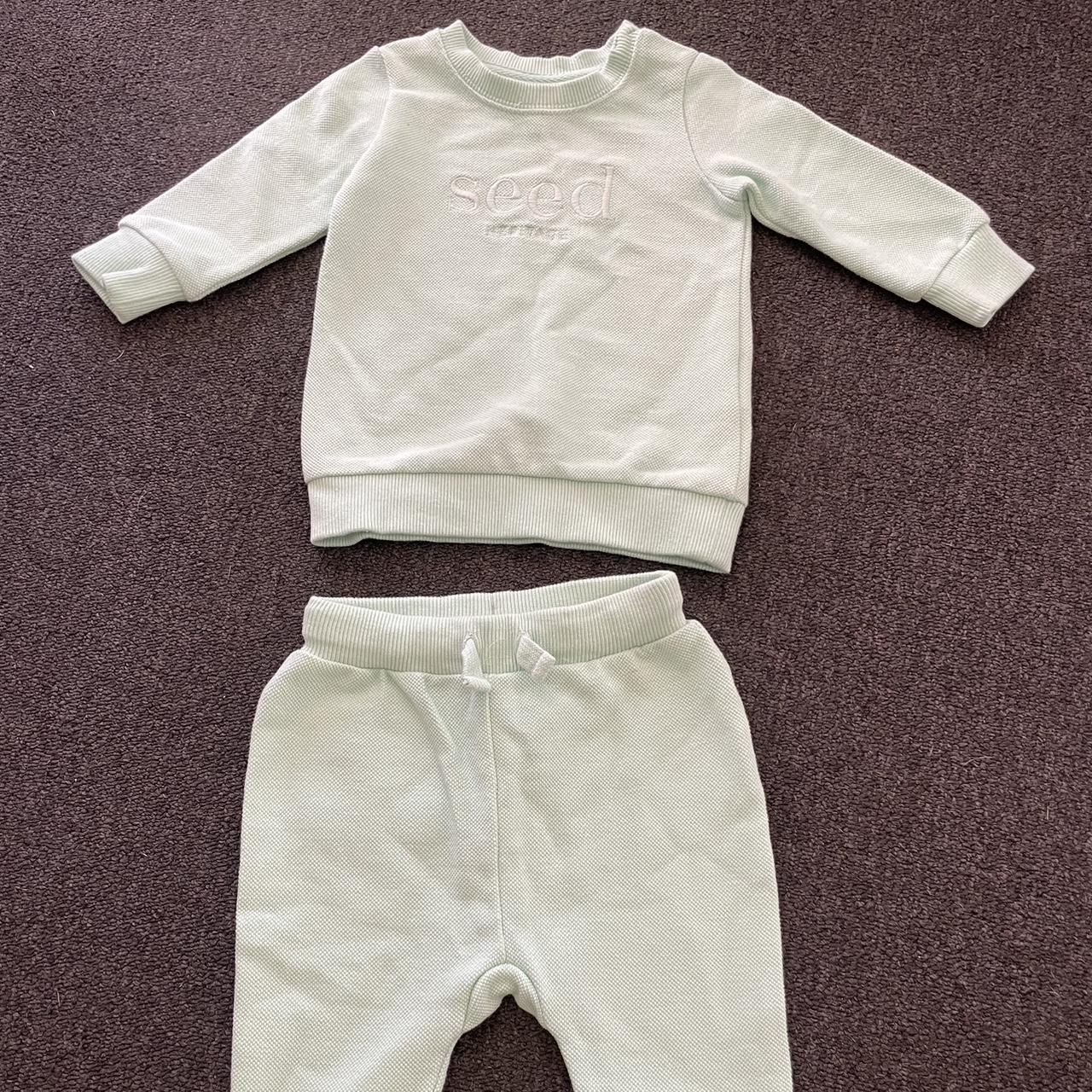 Seed baby’s tracksuit set Brand new- haven’t worn... - Depop