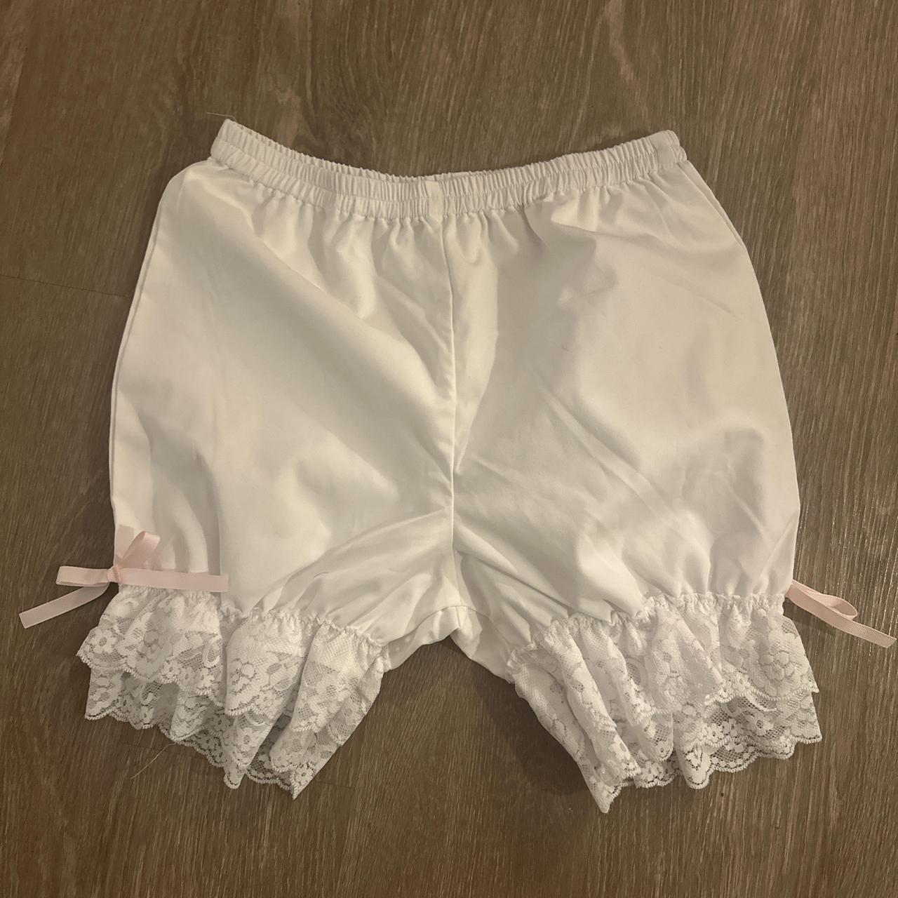 Coquette bloomers w lil pink bows No tag but never... - Depop