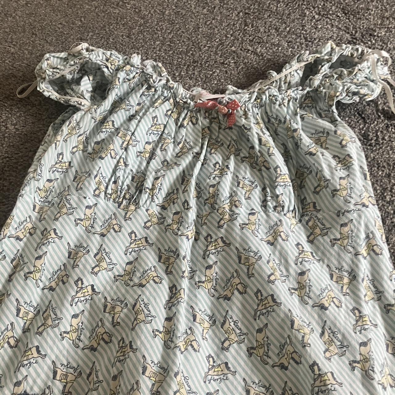 blue coquette dress beautiful details lana del... - Depop