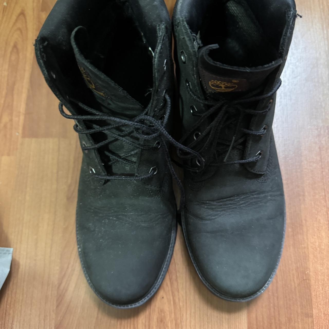 black timberlands size us7 mens - Depop