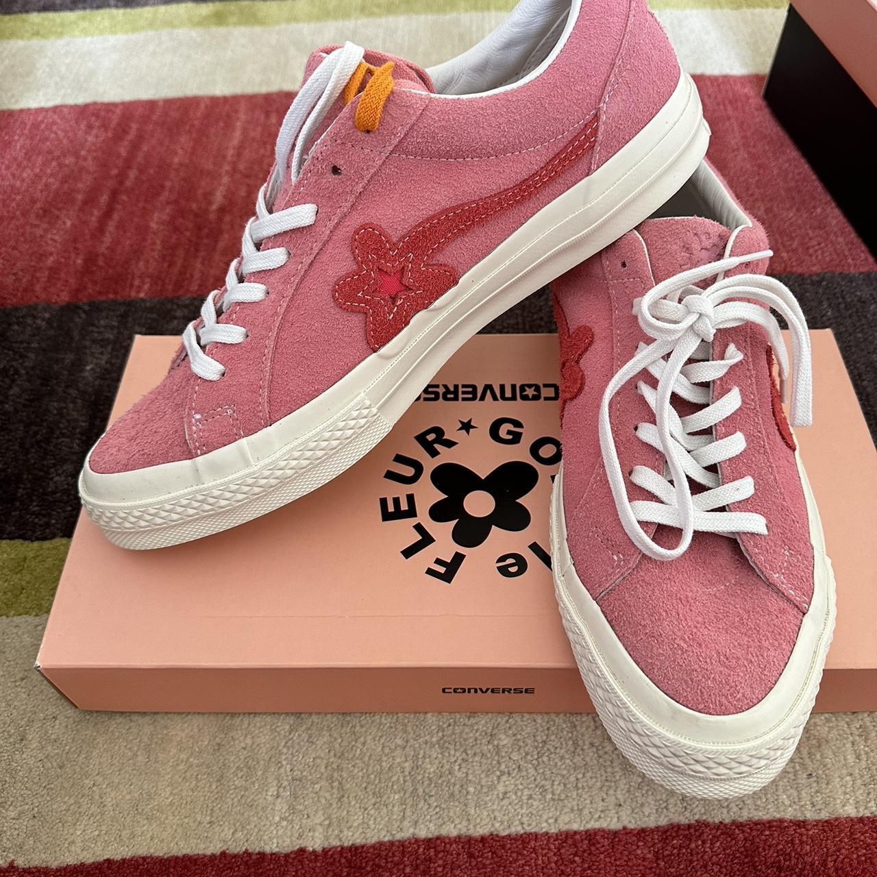 Tyler the creator Converse X Golf Le Fleur One Star... - Depop