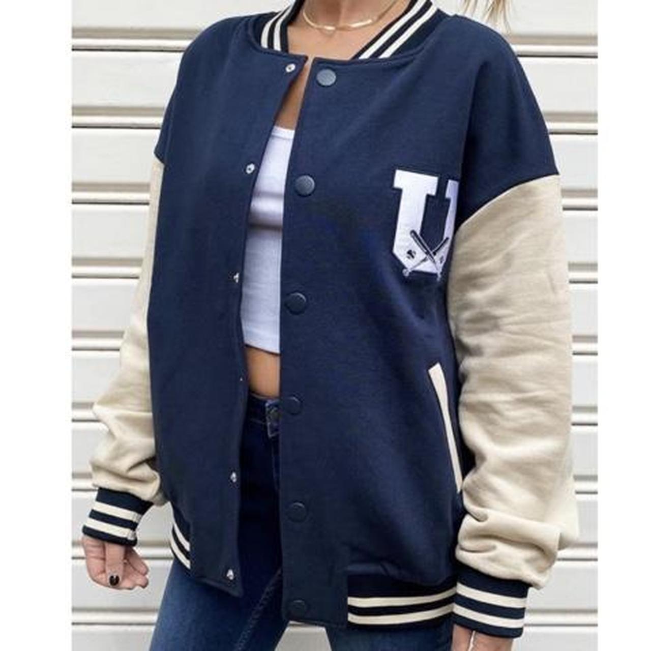 Subdued USA varsity jacket size M but is oversized.... - Depop