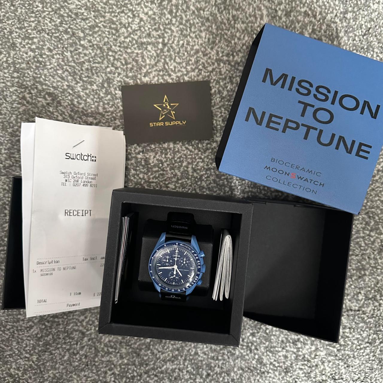 Omega x Swatch Mission to Neptune - Receipts and... - Depop