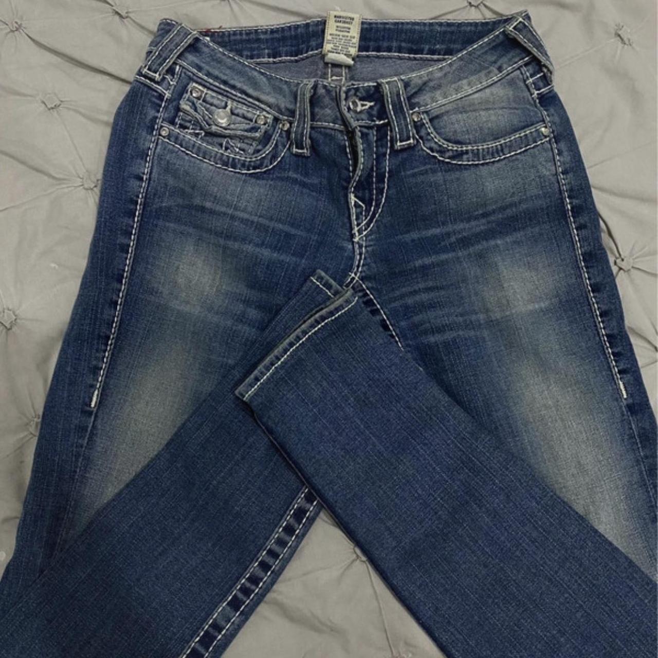 Authentic True Religion jeans 28” Low rise... - Depop