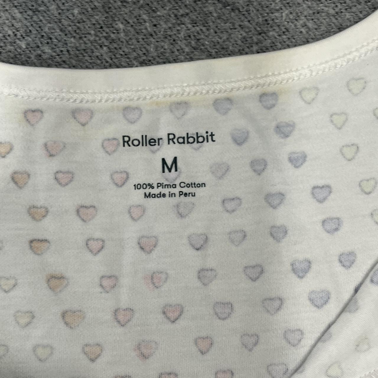 super cute disco hearts roller rabbit pj set size... - Depop