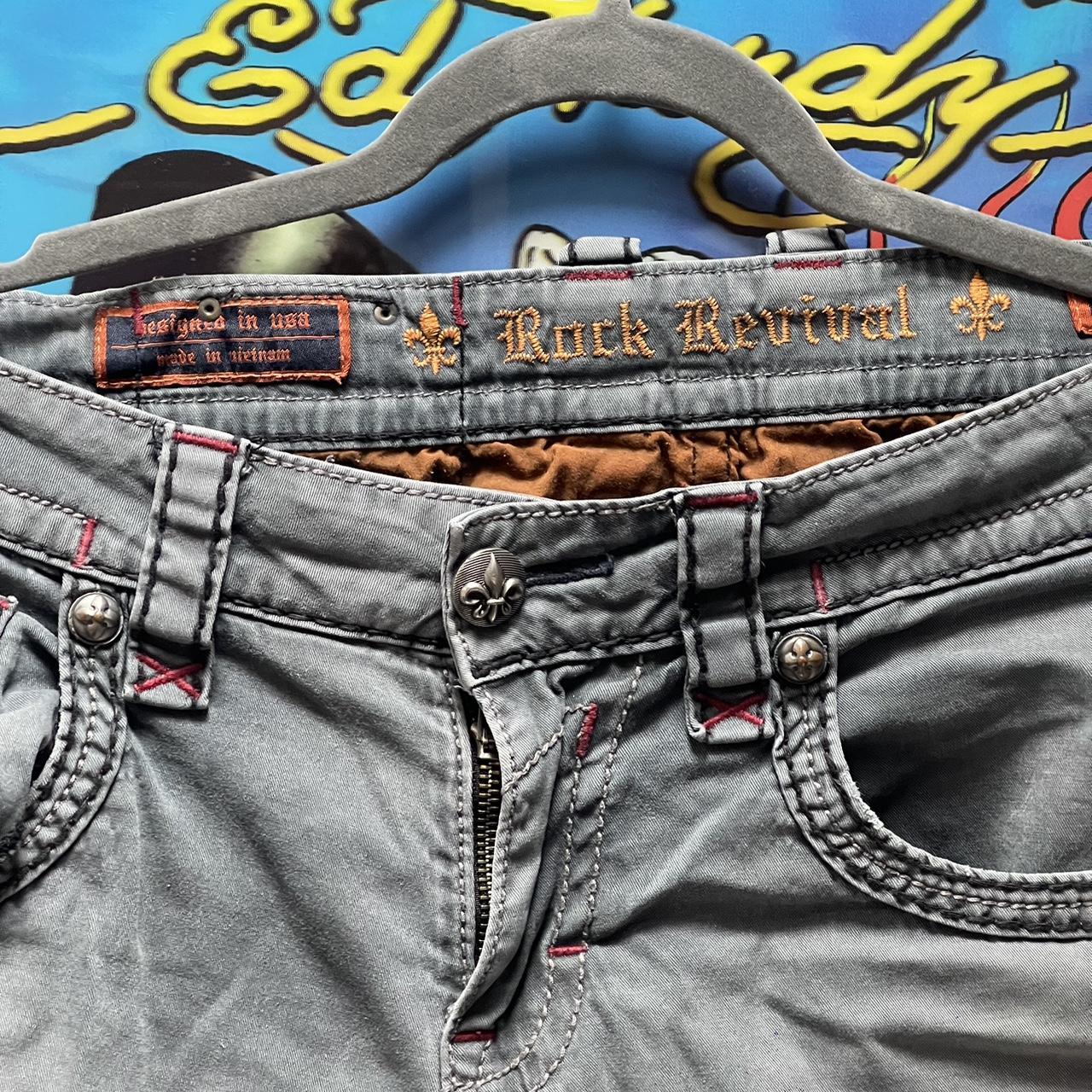 Ugh the sickest Rock & Republic Grey jeans. Te most... - Depop