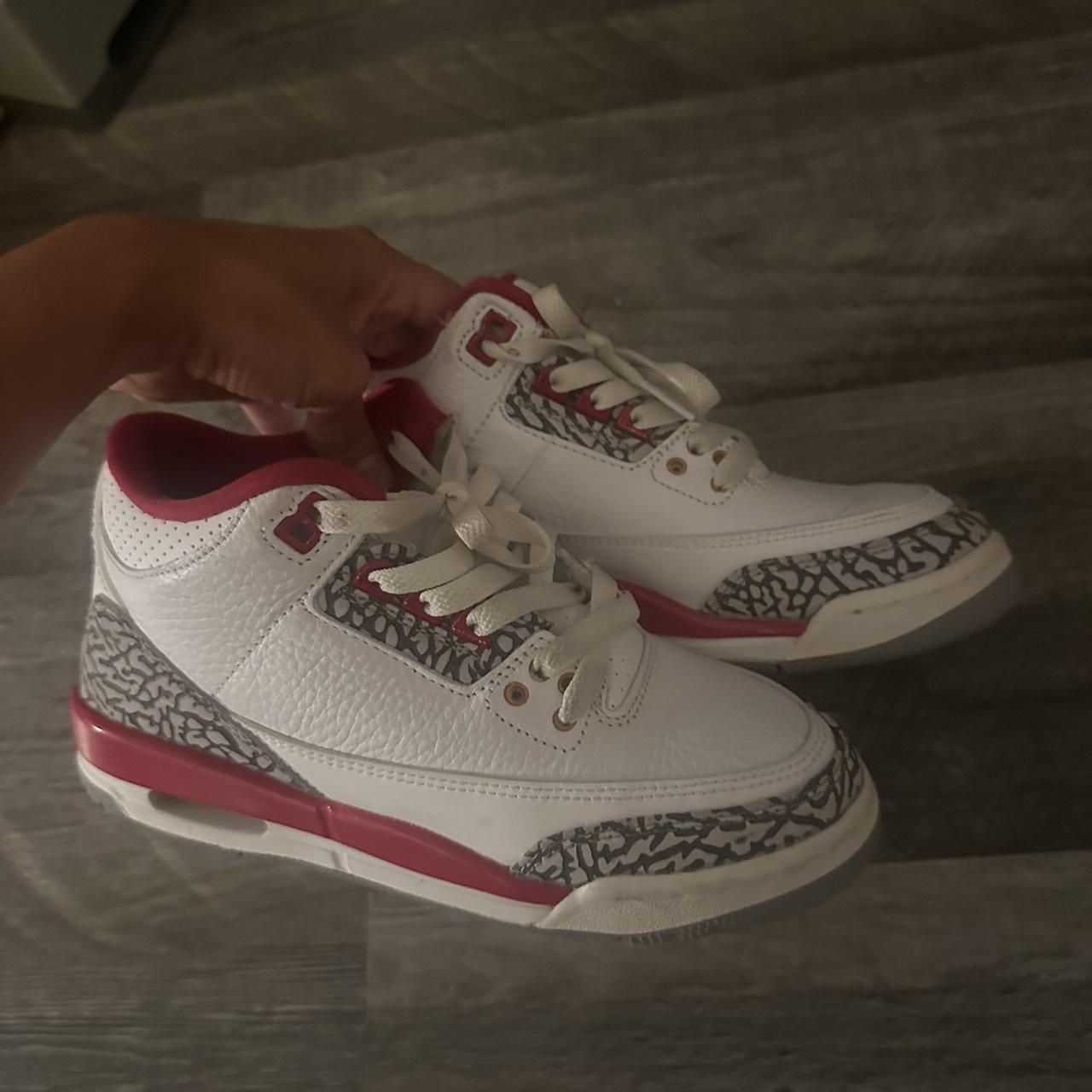 Air Jordan Retro 3.5 ( GS ) Cardinal Red - Depop