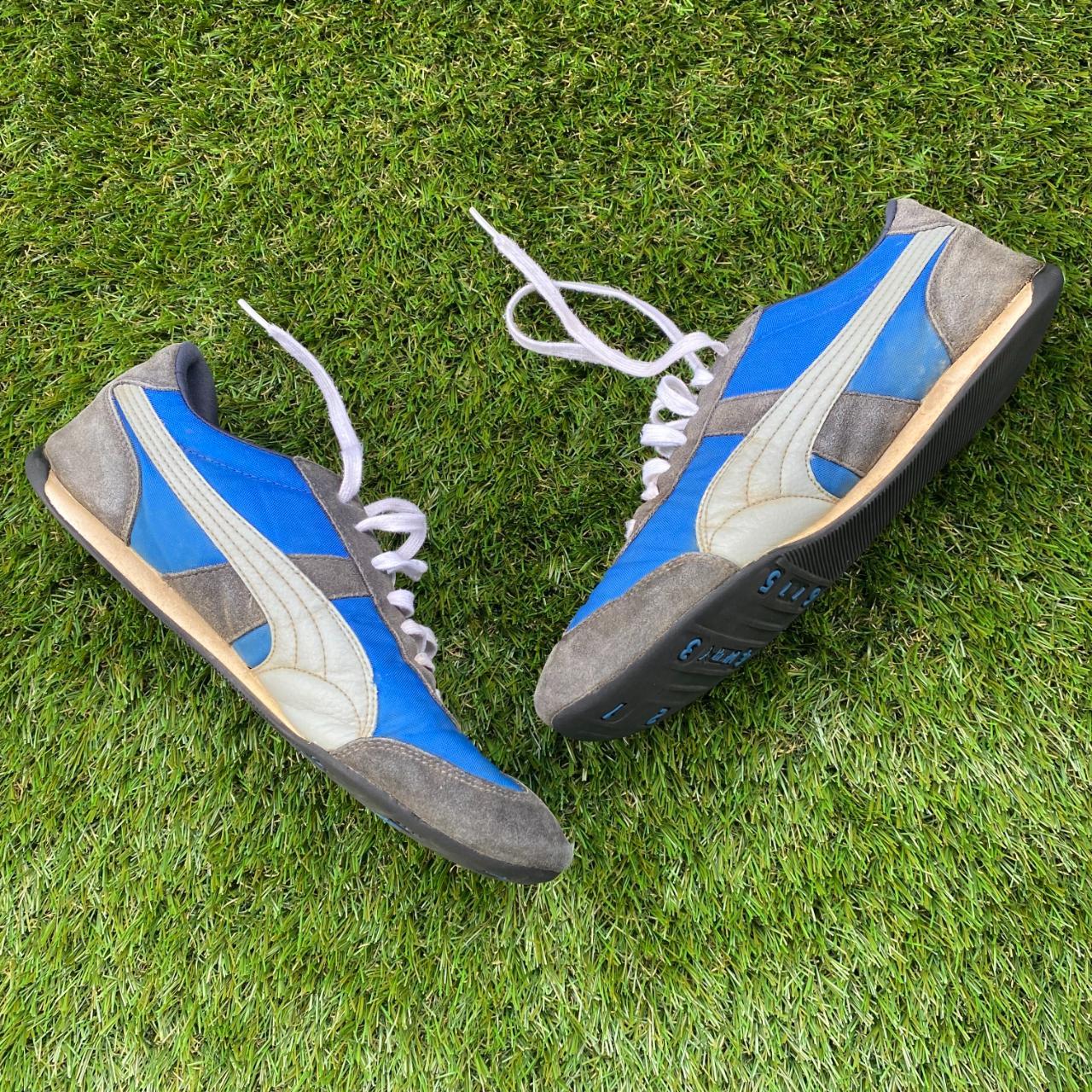 Vintage Y2K Puma Sneakers 👟 - No Size but measure... - Depop