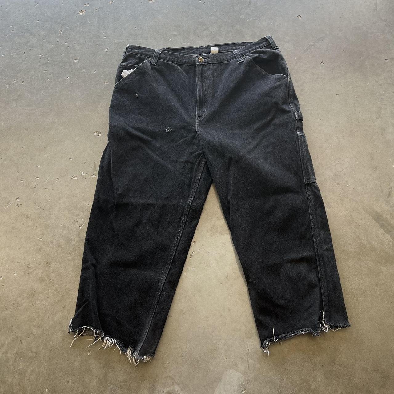 vintage Ben Davis carpenter jeans - 1990s baggy... - Depop