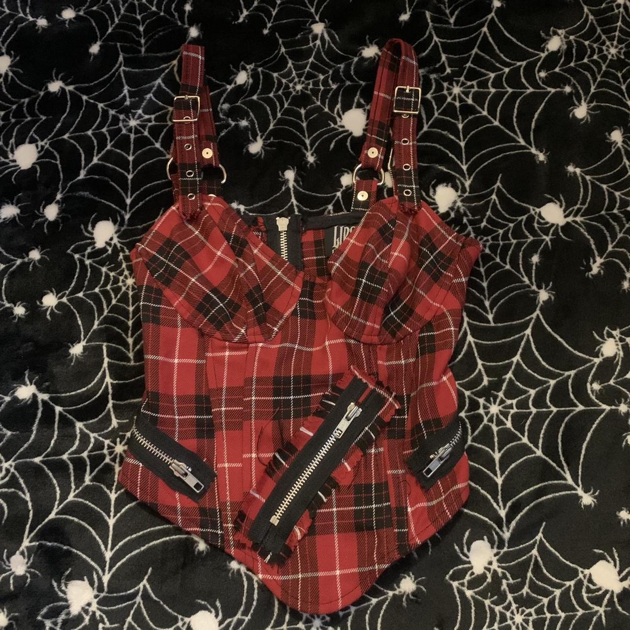 vintage lip service top 🕷 🐈‍⬛ depop payments/apple... - Depop