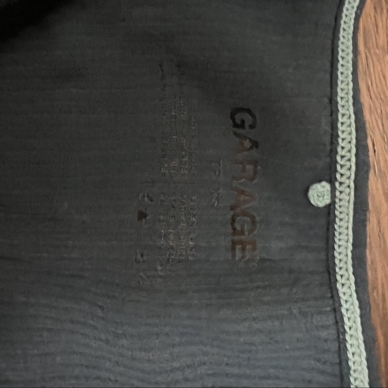 Garage blue tank with light blue stitching Size... - Depop