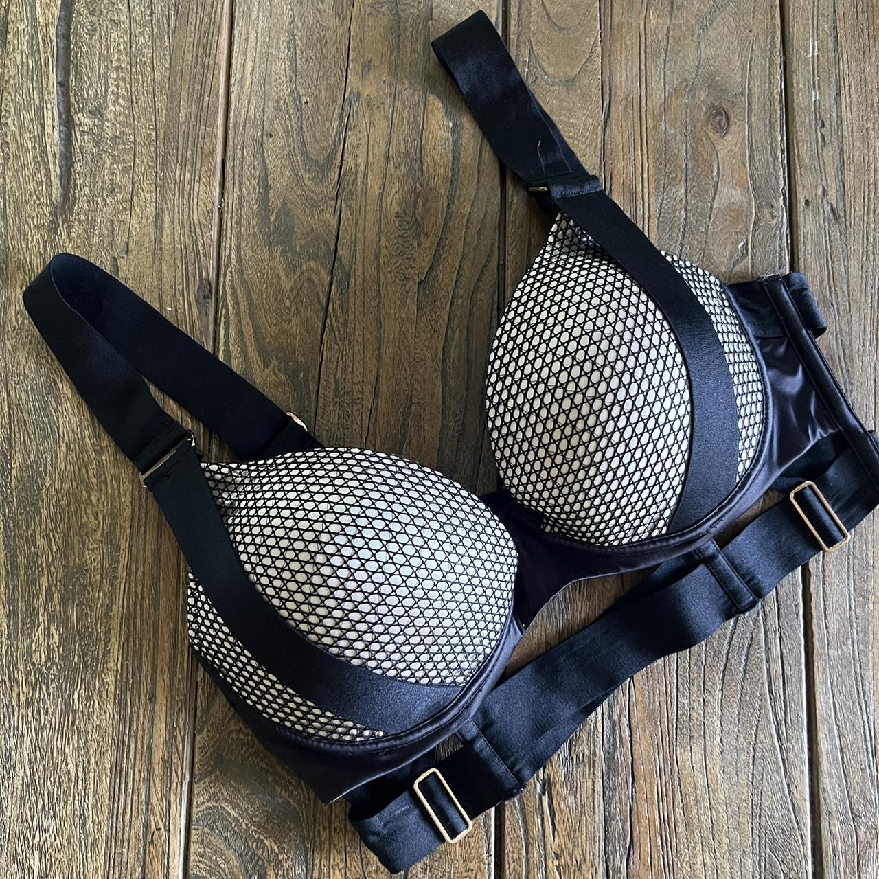 Honey birdette bra Size 14C black with nude cups and... - Depop