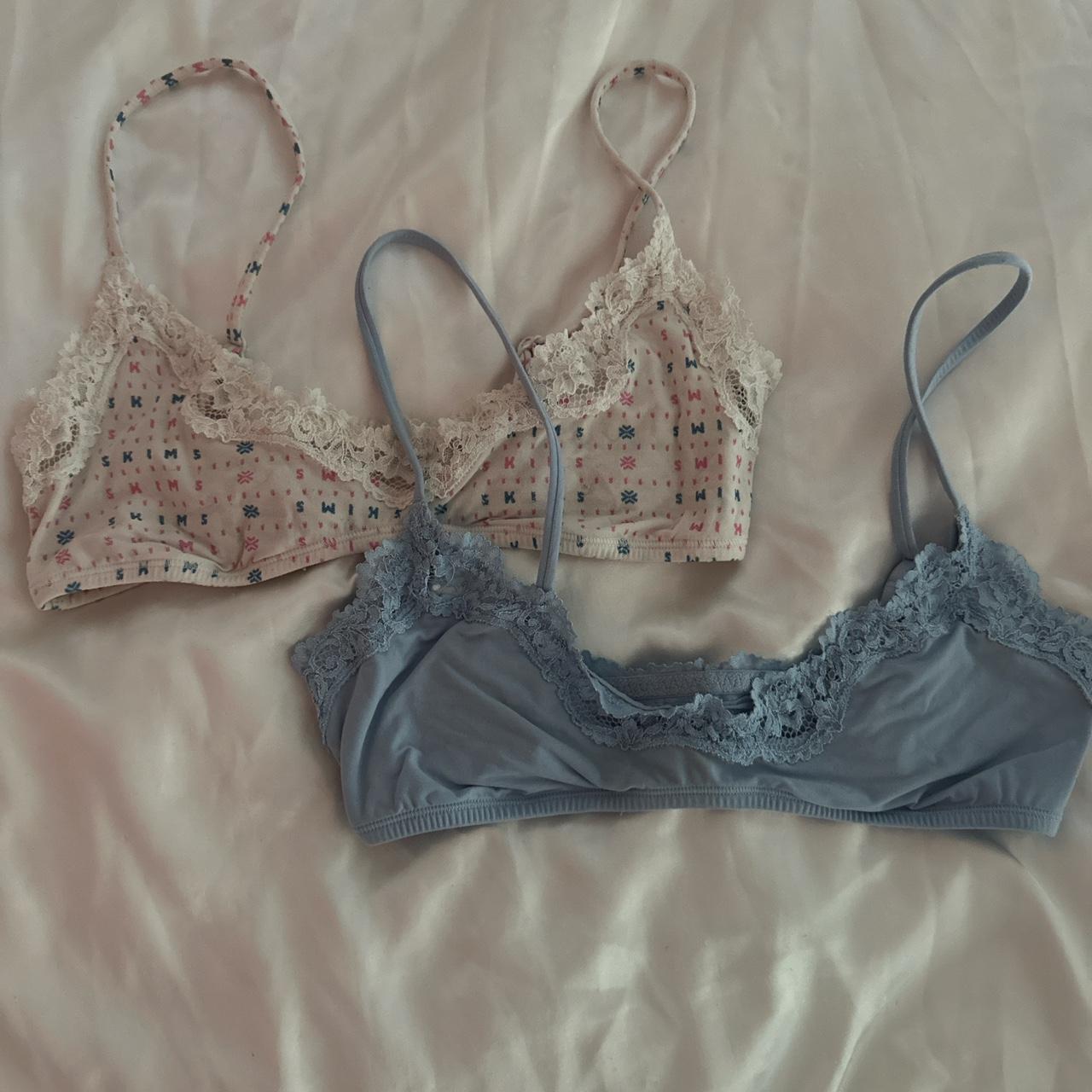 Skims lace bralettes from winter collection Size small - Depop