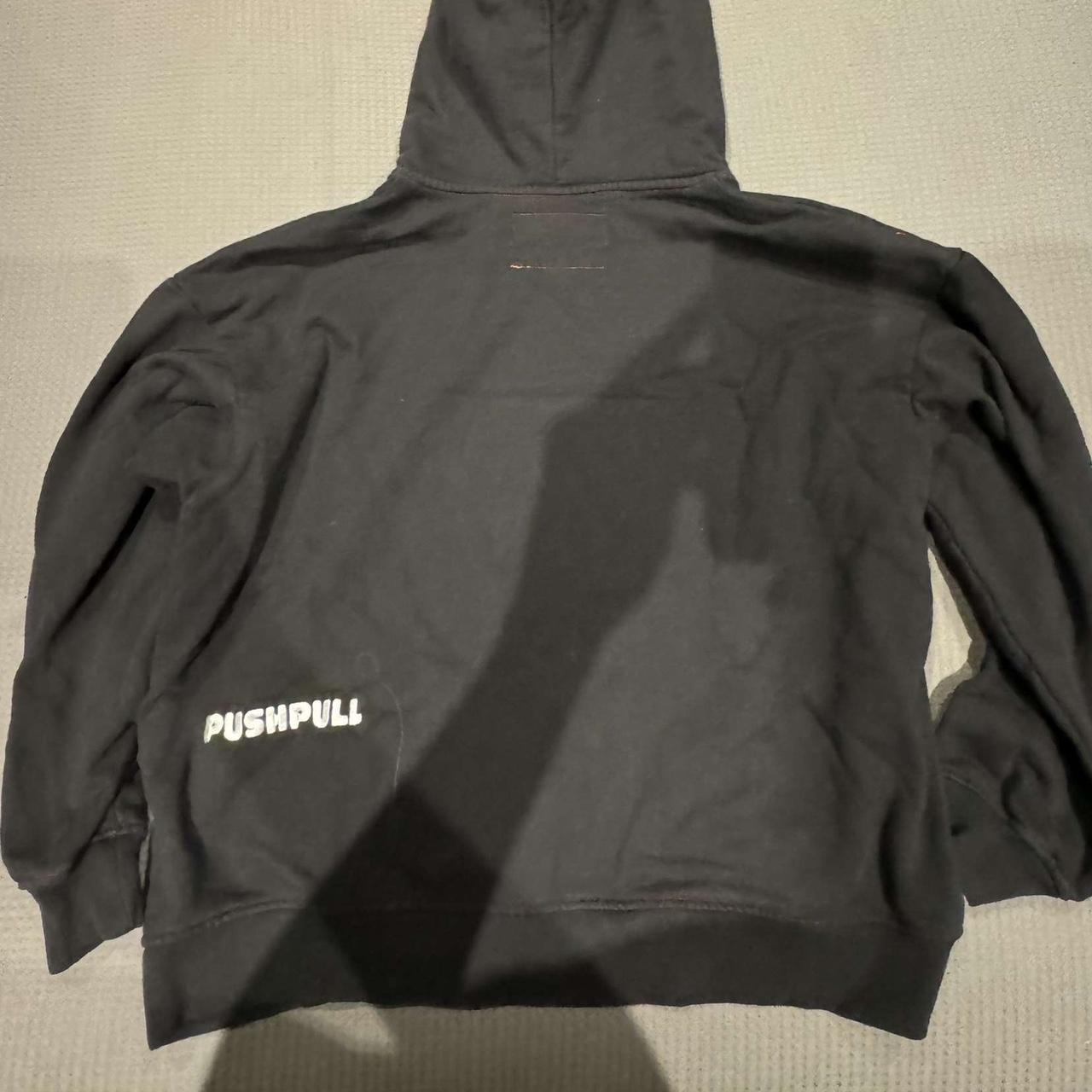Push & Pull “Black Smiley Embroid Hood” Brought... - Depop