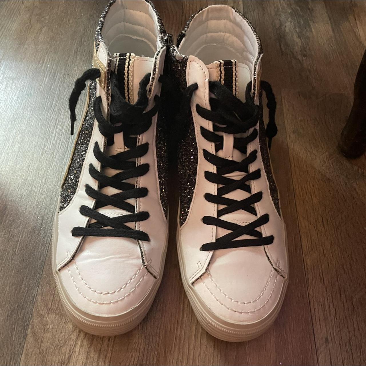 Shu shop sneakers Golden goose look alikes! Barely... - Depop