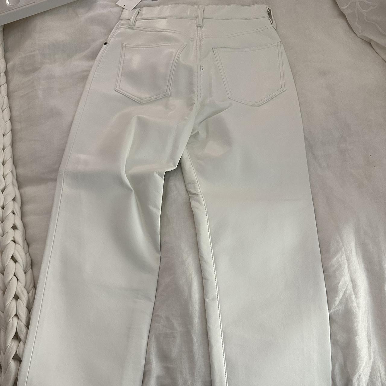 AGOLDE White leather pants with tags | Depop