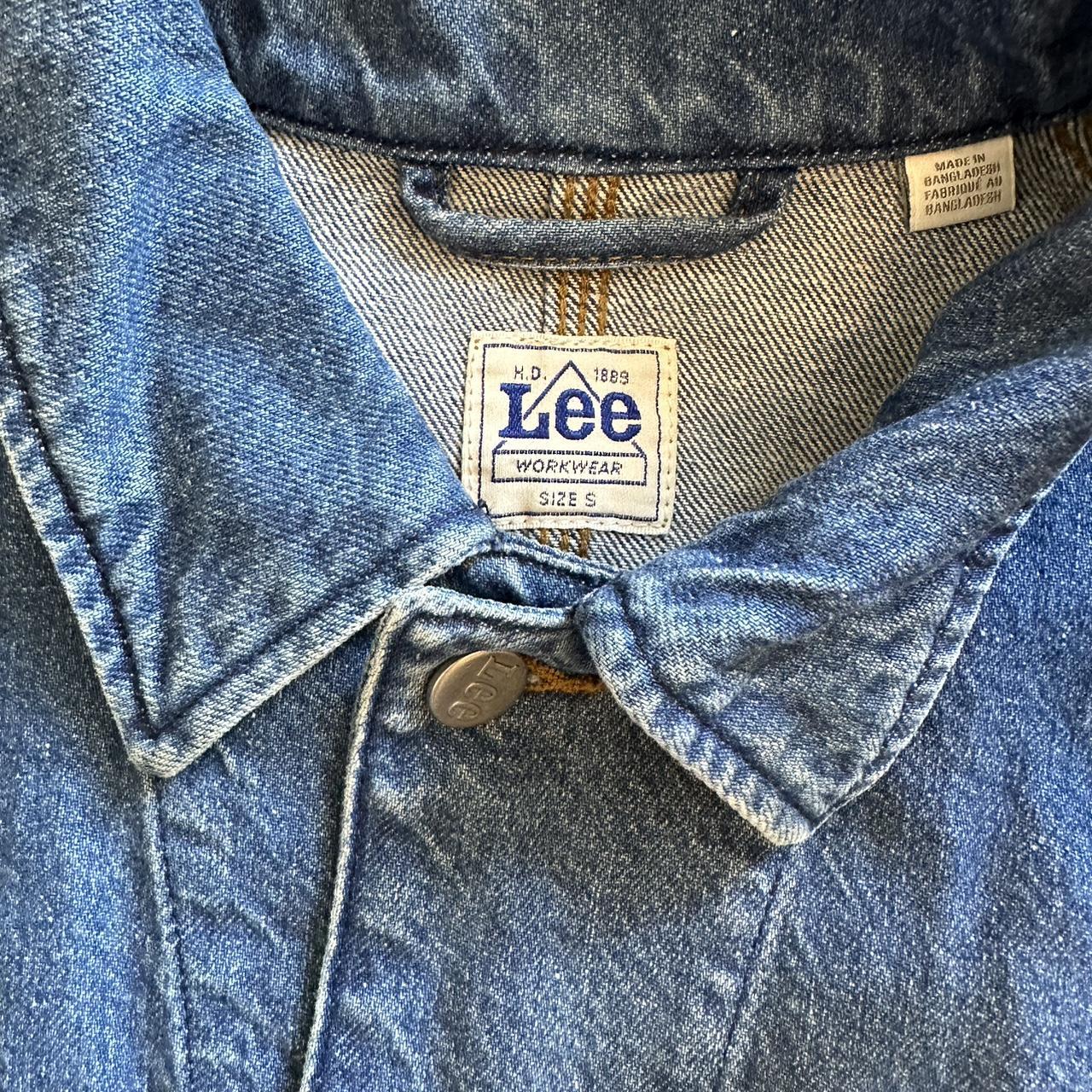 Men’s small Lee workwear jacket Like new Cotton... - Depop