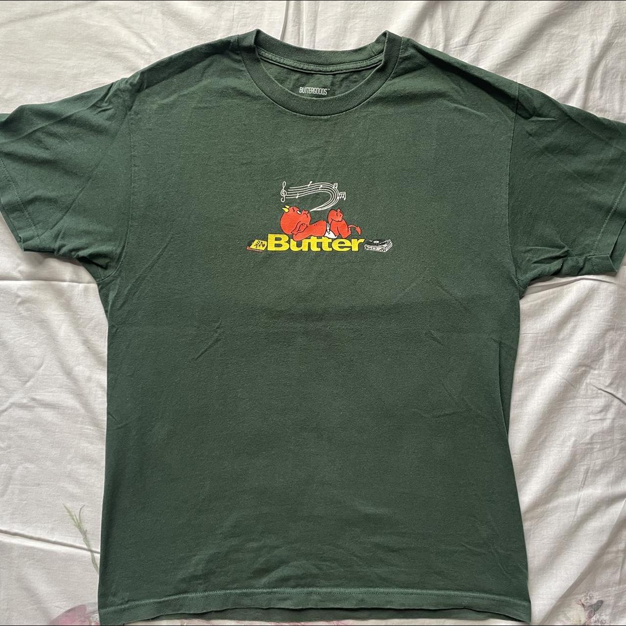 Butter Goods tee - demon jazz enjoyer - Depop