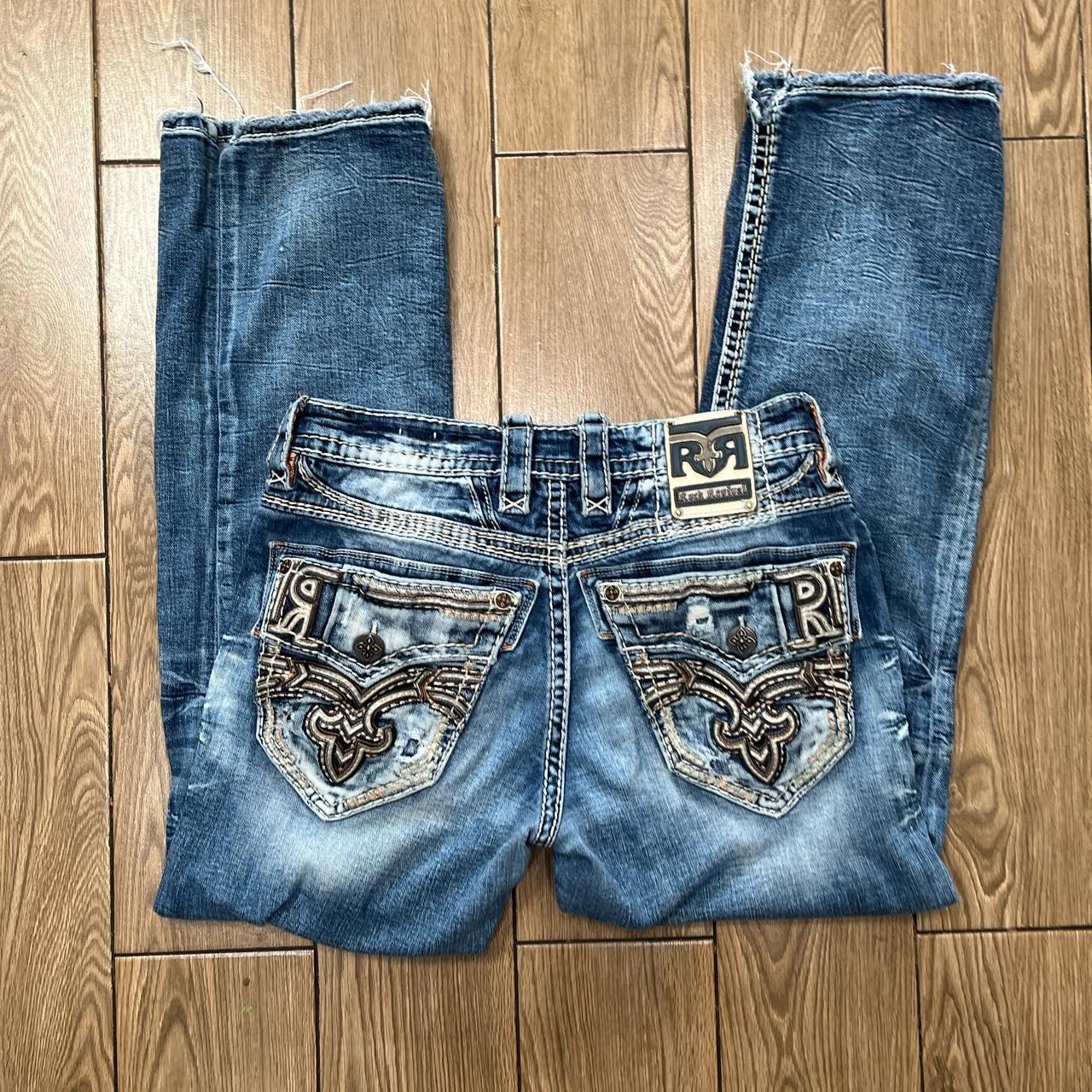Men’s Rock revival Bootcut... - Depop