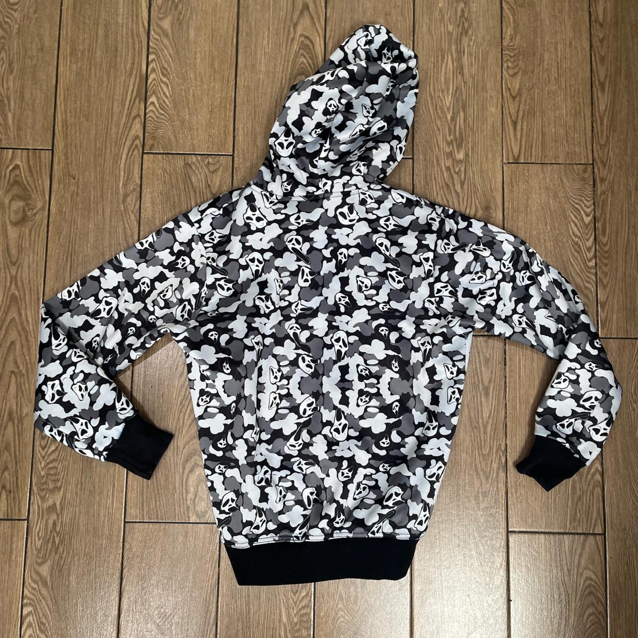 Xavier Barnett Custom Ghost Face Scream Bape style... - Depop